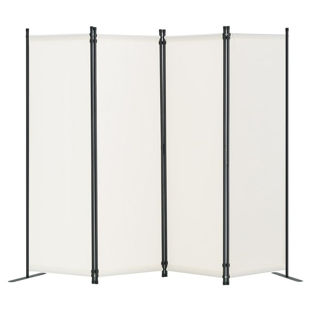 KFFKFF Space Separator, Quadruple Panel Folding Privacy Barriers, Cloth ...