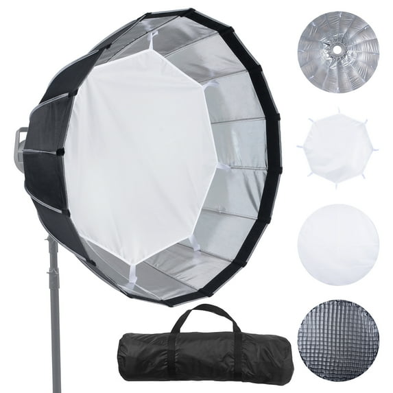 KFFKFF Spherical Light Diffuser, 33 in / 850 mm, Swift Set-Up and Fold ...