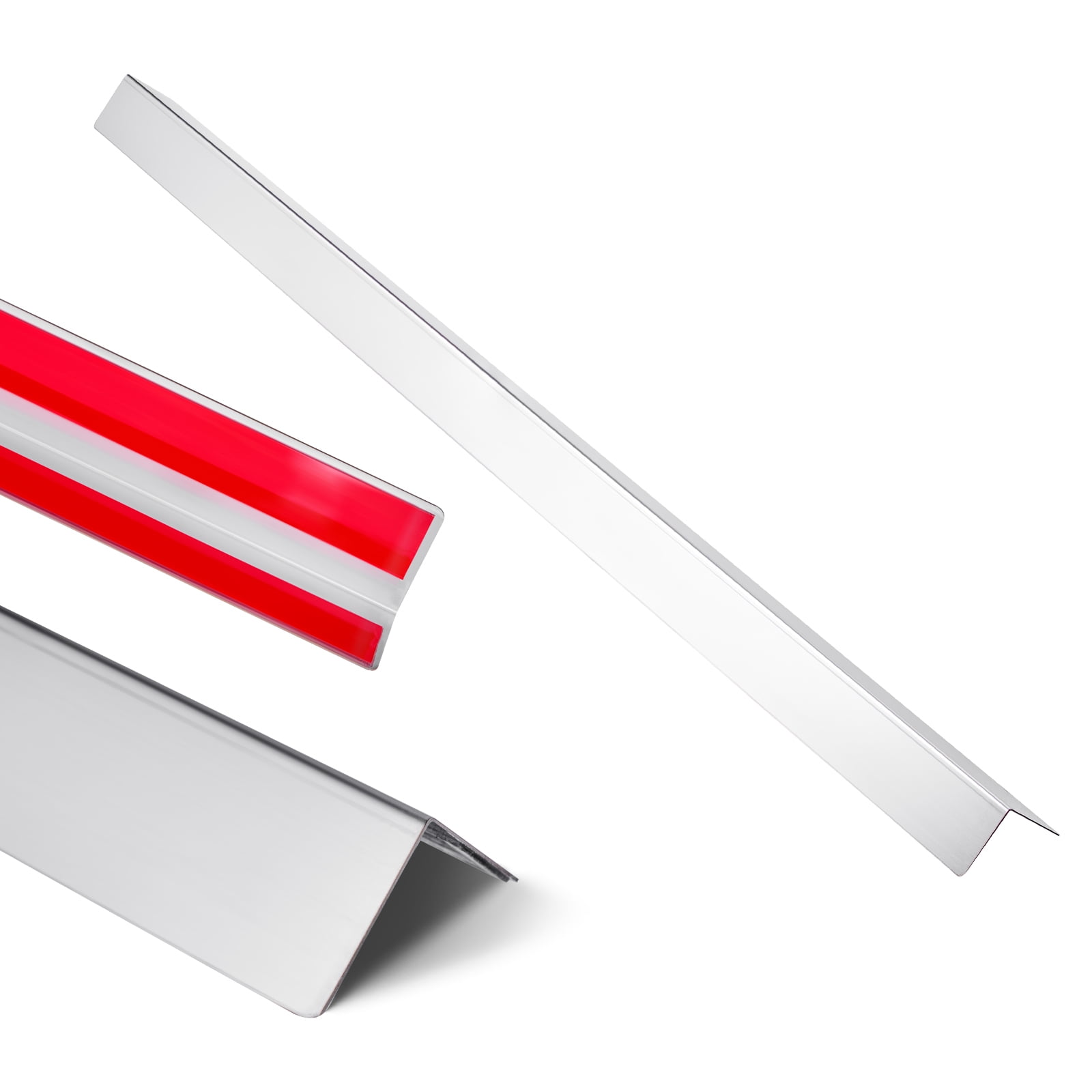 KFFKFF Stainless Steel Wall Corner Protector, 2 x 2 x 48 inch, 10 Pack ...