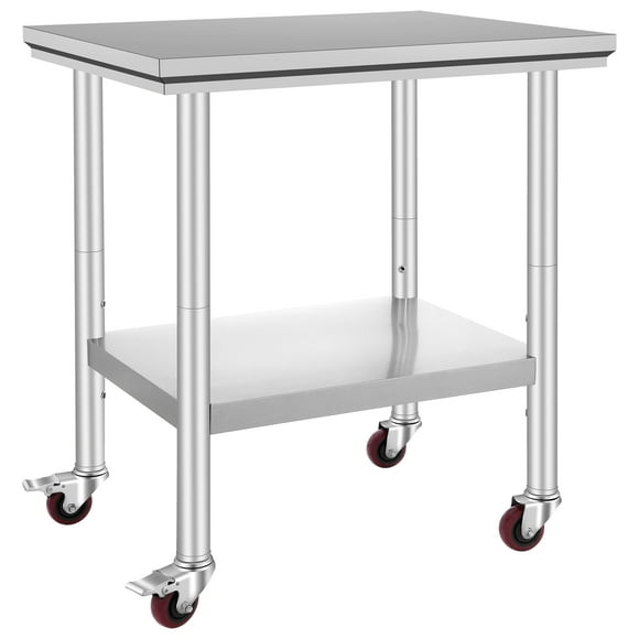 Stainless Steel Table With Wheels