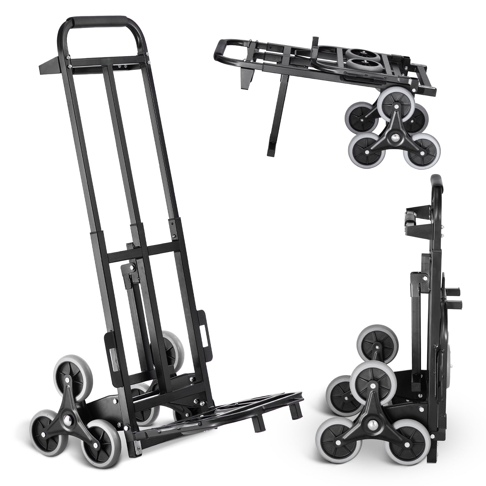 KFFKFF Stairway Navigation Trolley, 460 lbs Load-Bearing Stair ...