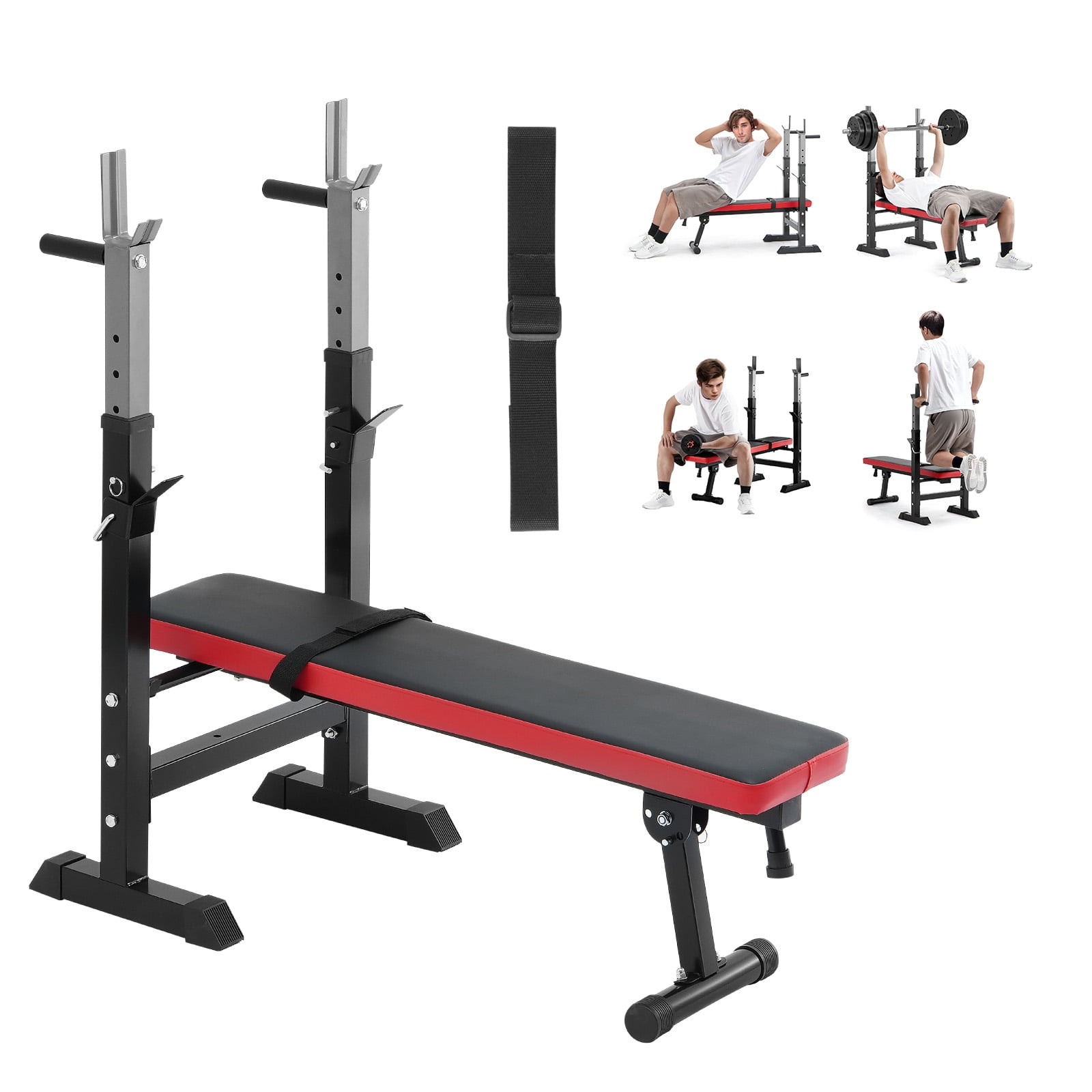 KFFKFF Strength Training Bench, Modifiable Workout Bench for ...