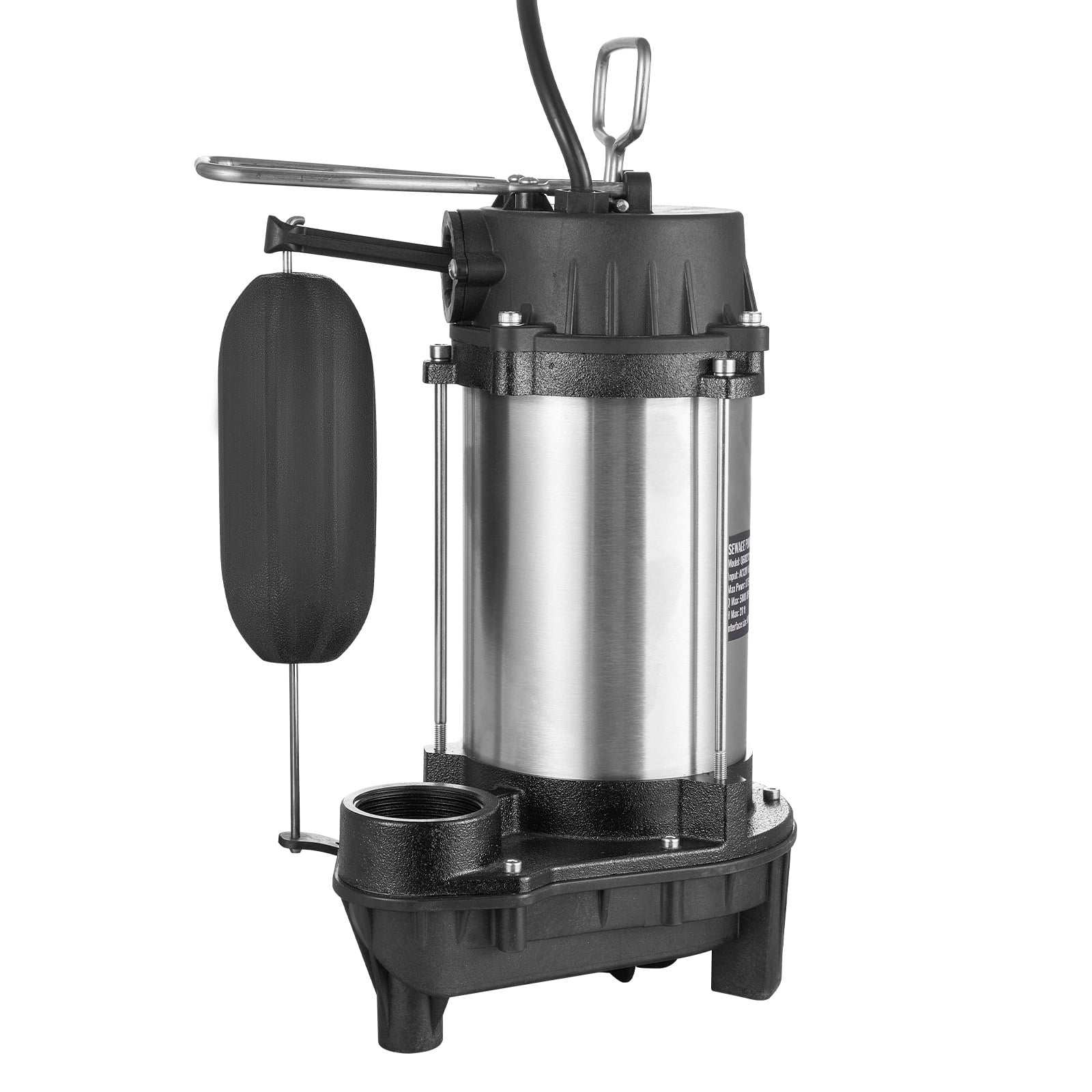 KFFKFF Submersible Sump Pump, 0.75 HP 5000GPH Flow, Durable Cast Iron ...