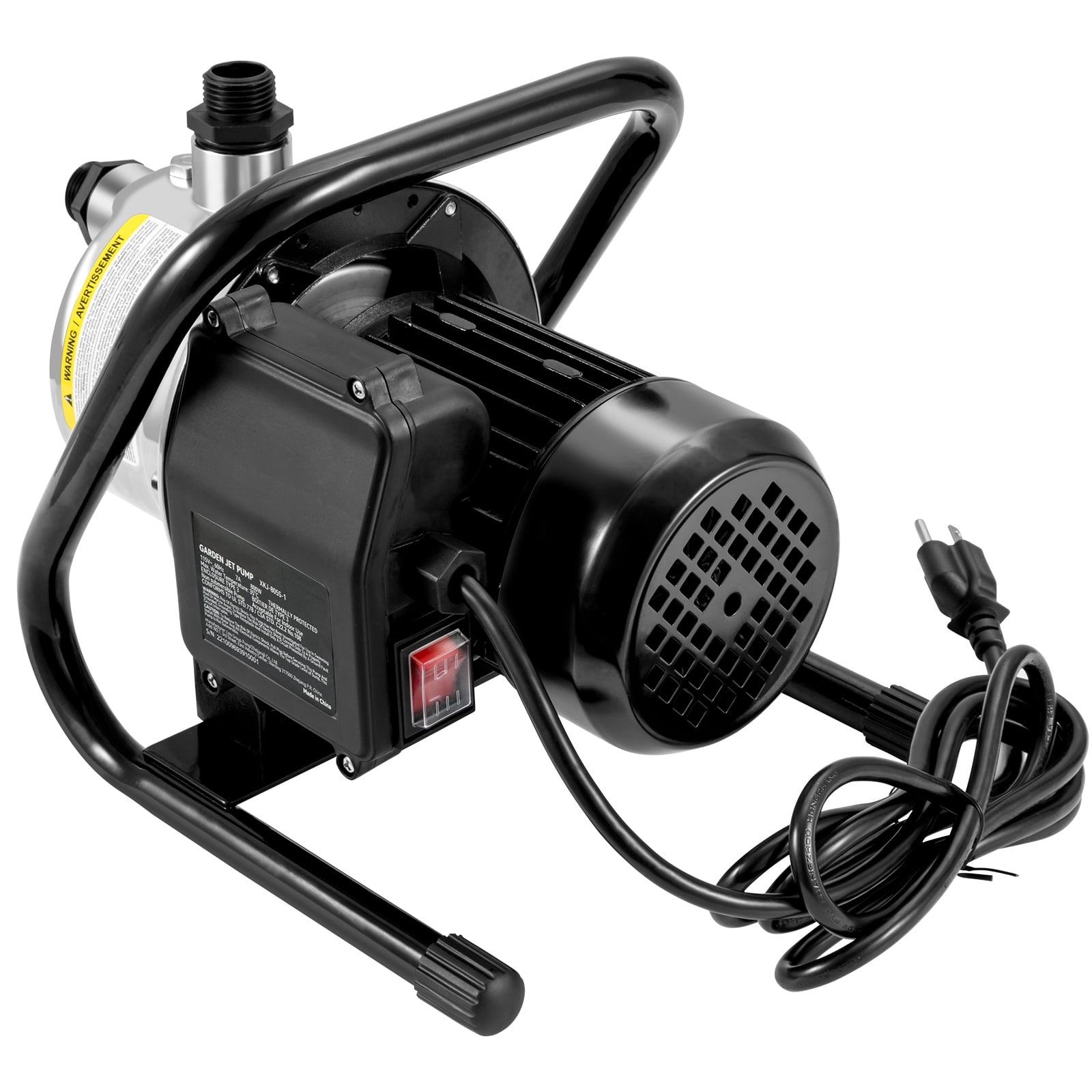 KFFKFF Surface Well Pump, 1.1 HP 115V, 978 GPH 131 ft Elevation, 69 ...