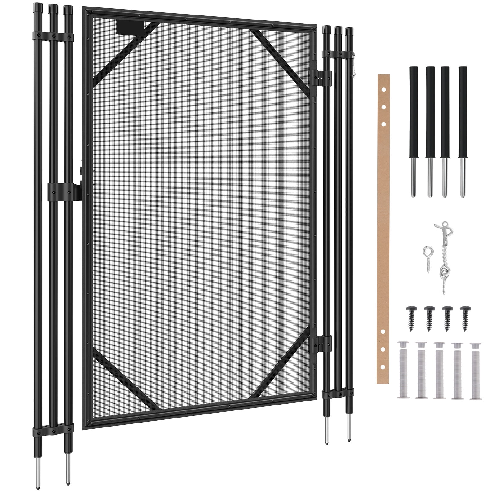 KFFKFF Swimming Pool Gate, Dimensions 4 x 2.5 Ft, Simple Self ...