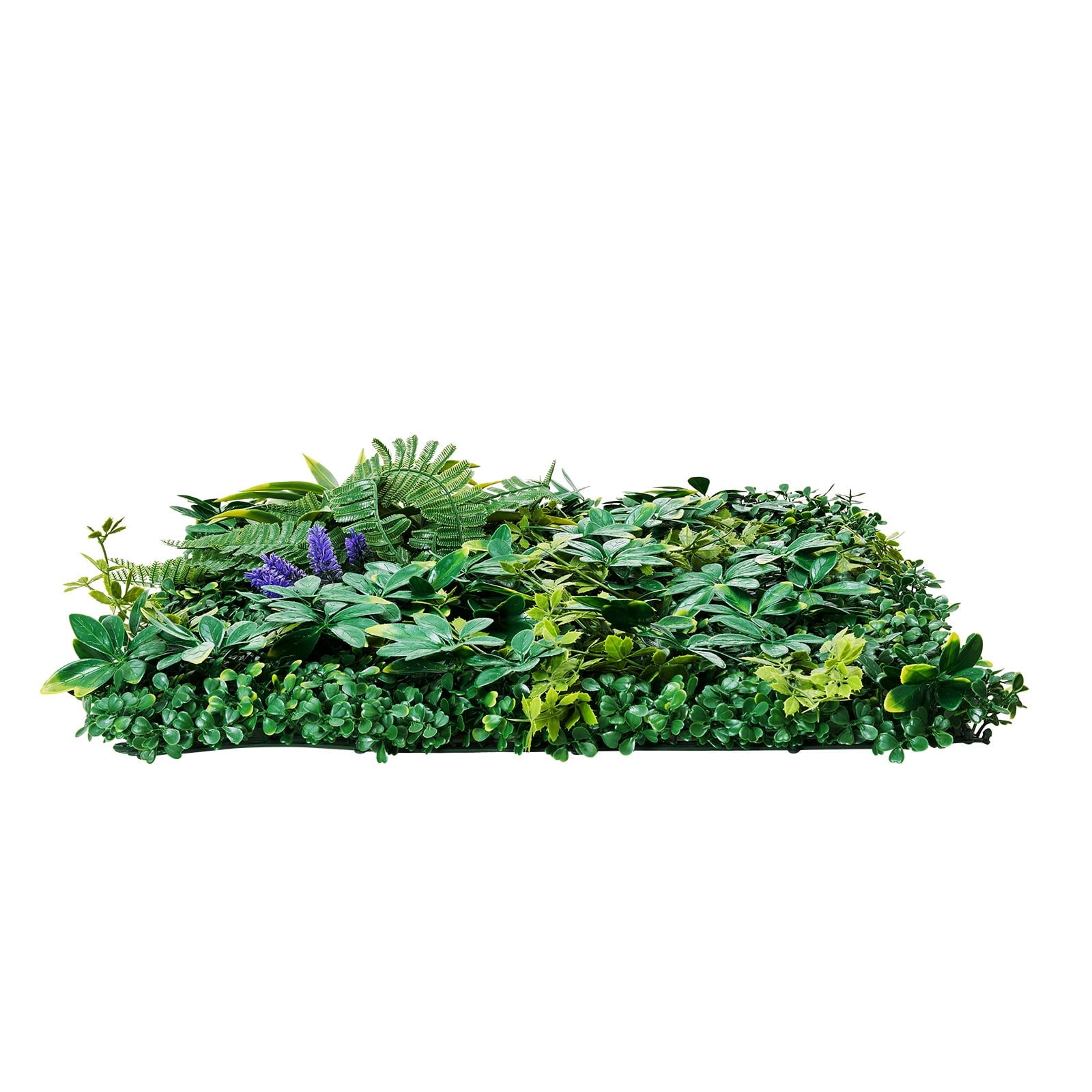 KFFKFF Synthetic Foliage Wall Tiles, Set of 8, 20x20 inches, 3D ...