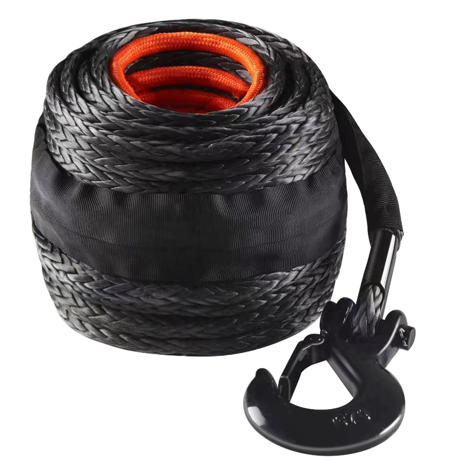 KFFKFF Synthetic Winch Rope Winch Line Cable 3/8" x 100' 26500 lbs for ...