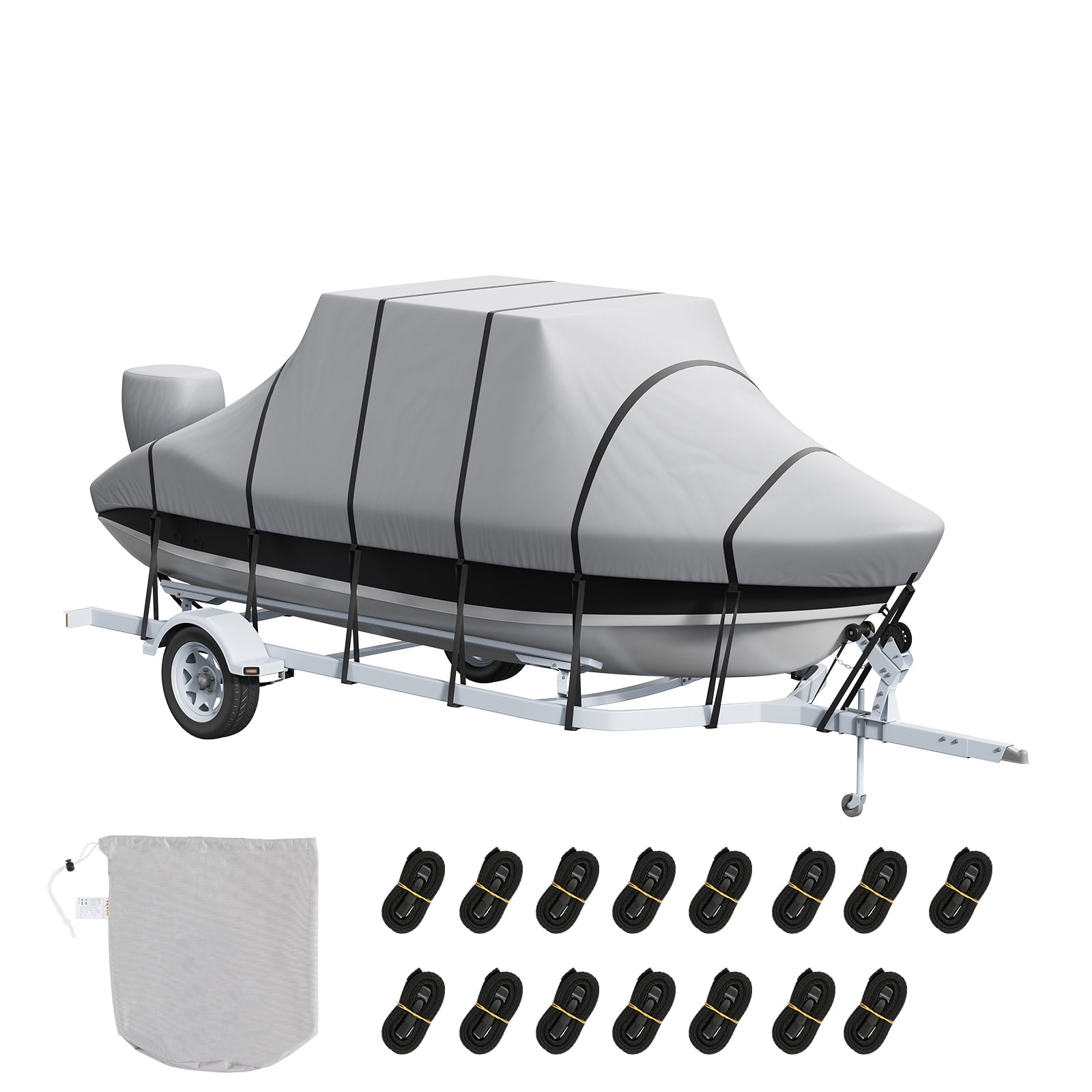 KFFKFF T Top Boat Canopy, 20'-22' Water-Resistant Transportable T-Top ...