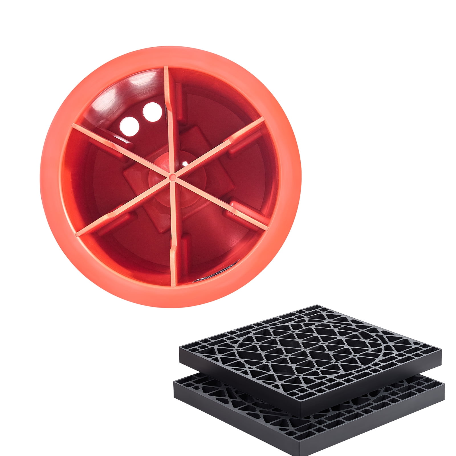 KFFKFF Trailer Jack Blocks, 8" Height, 2000 lbs Load Capacity, 8-Piece ...