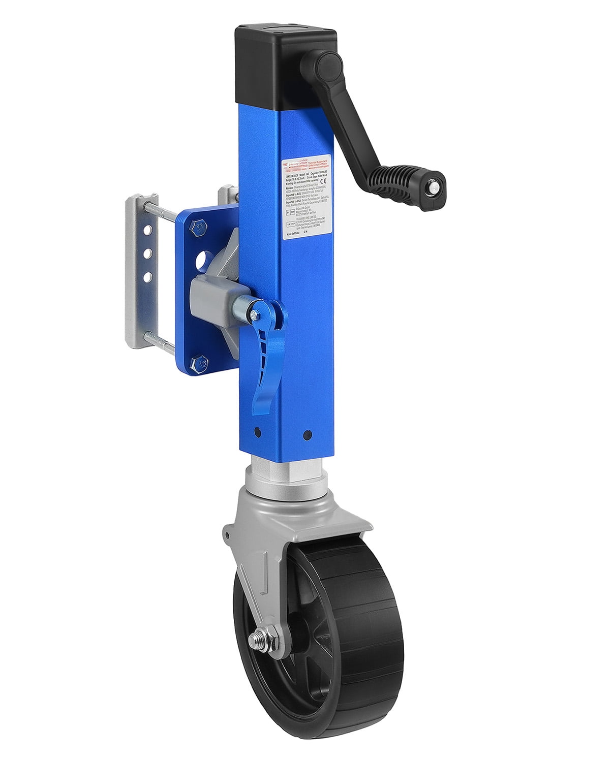 KFFKFF Trailer Jack featuring Wheel, Capable of Lifting 1600 lbs ...