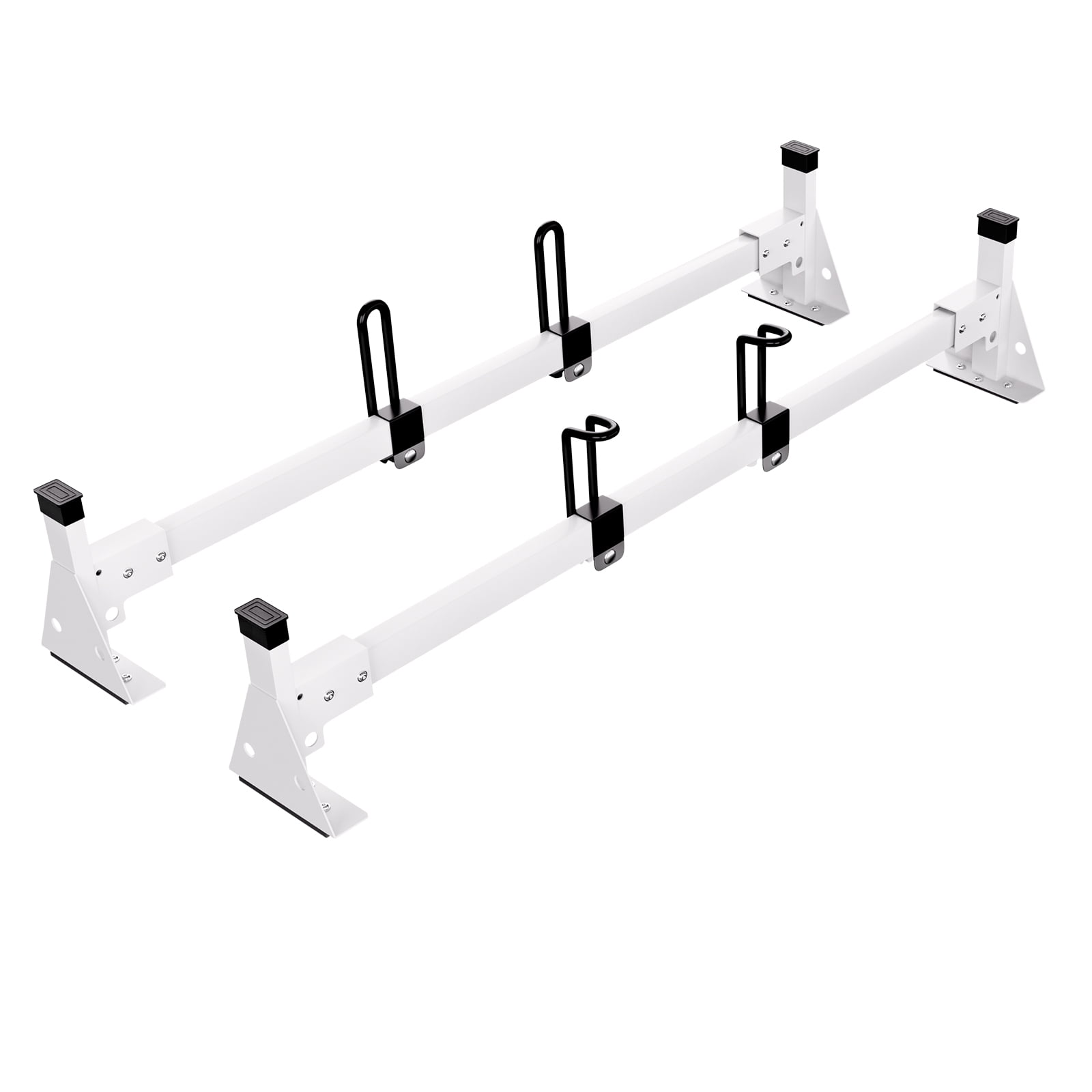 KFFKFF Trailer Ladder Rack, 54-inch Dual Crossbar Roof Rack, Durable ...