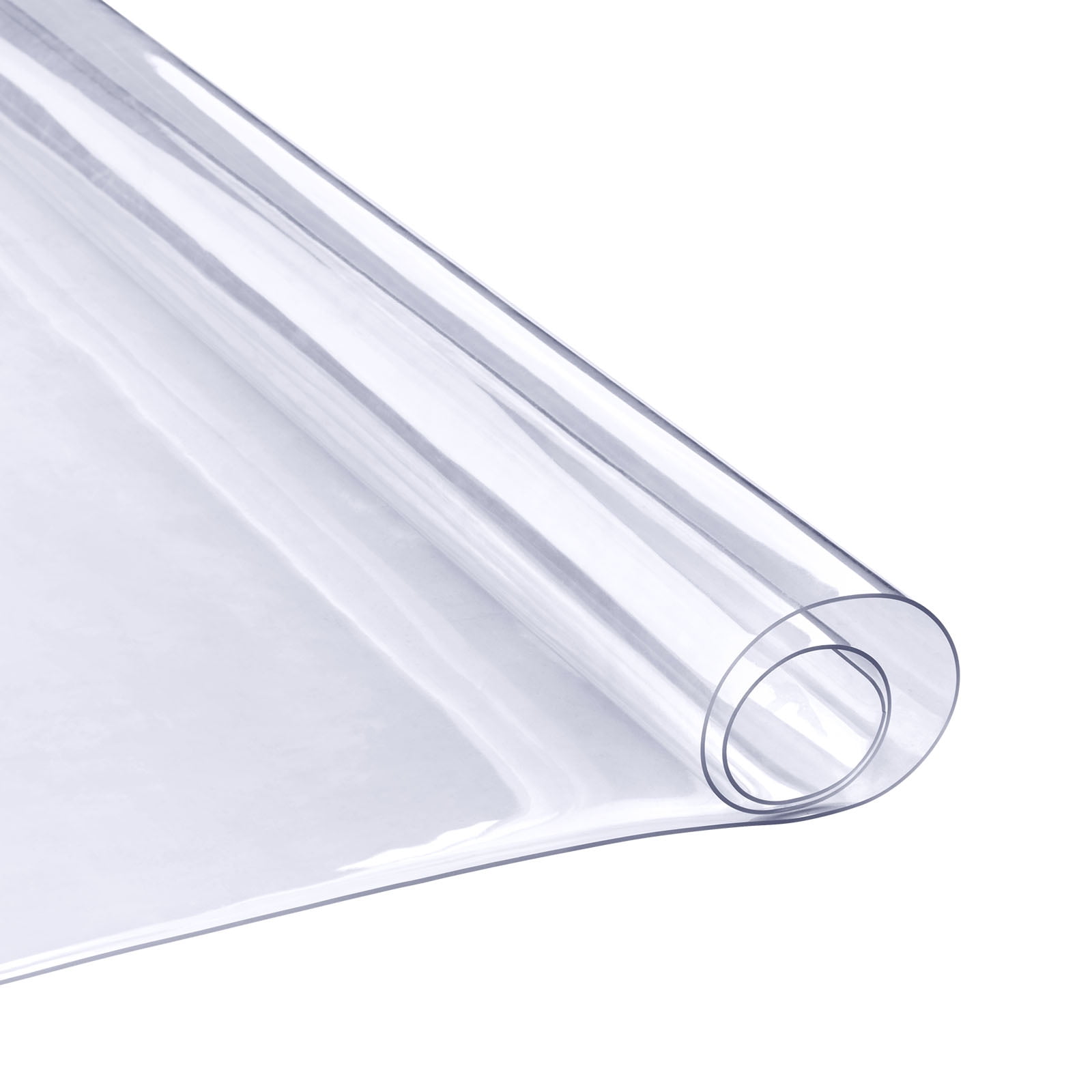 KFFKFF Transparent Tablecloth, 18" x 48", Thicknesses 1.5 mm PVC ...