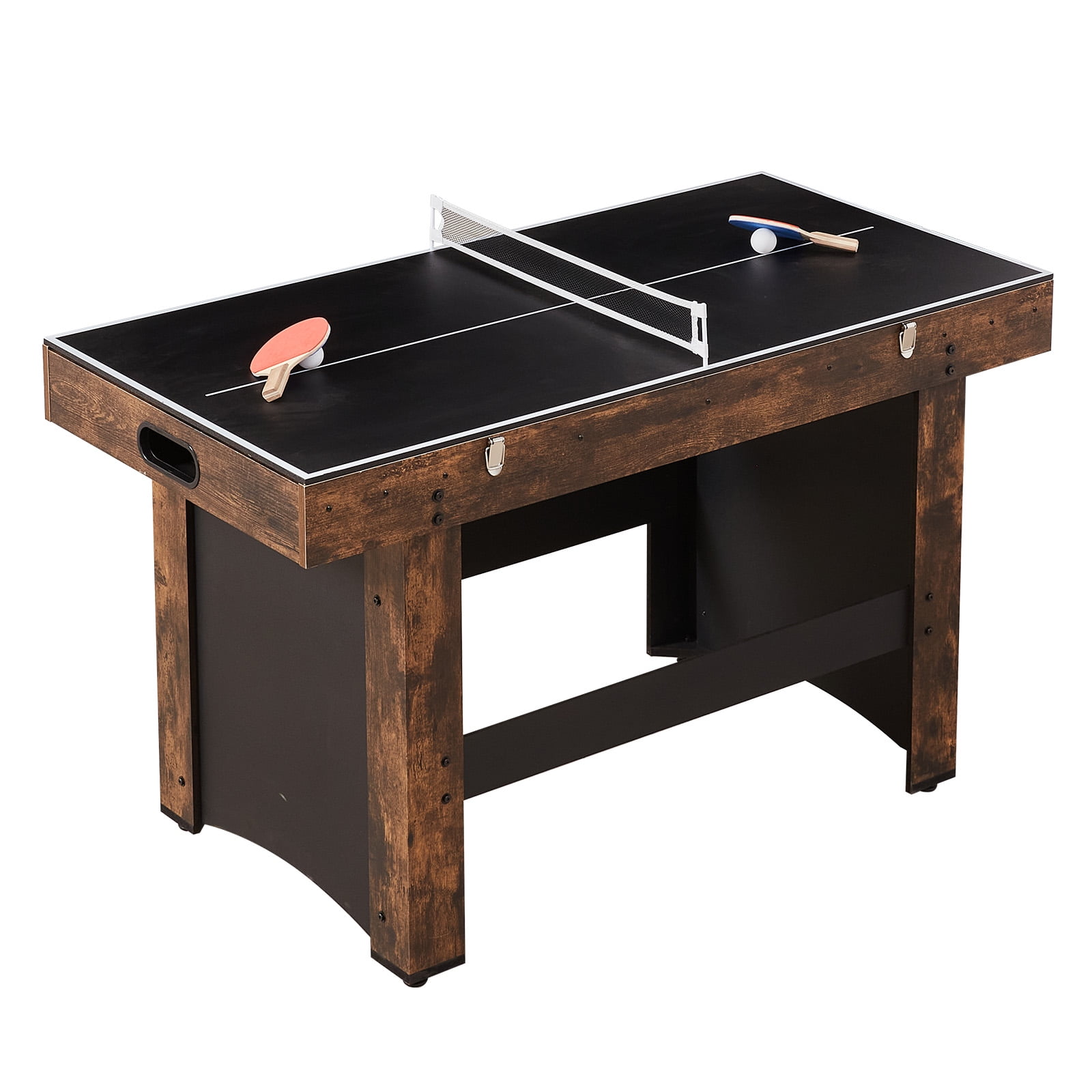 KFFKFF 54" 3-in-1 Combo Game Table Set, Multi Game Room Table with Air ...