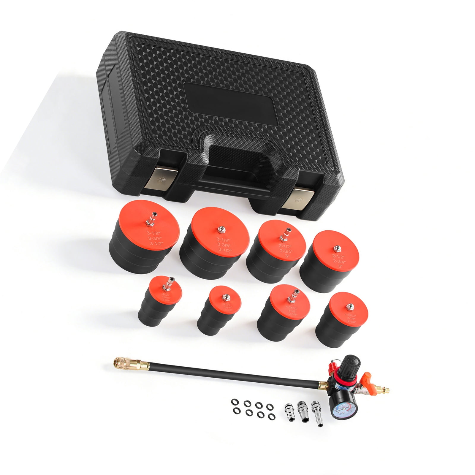 KFFKFF Turbo Boost Leak Testing Kit, 0-80 PSI Pressure Gauge, Turbo ...
