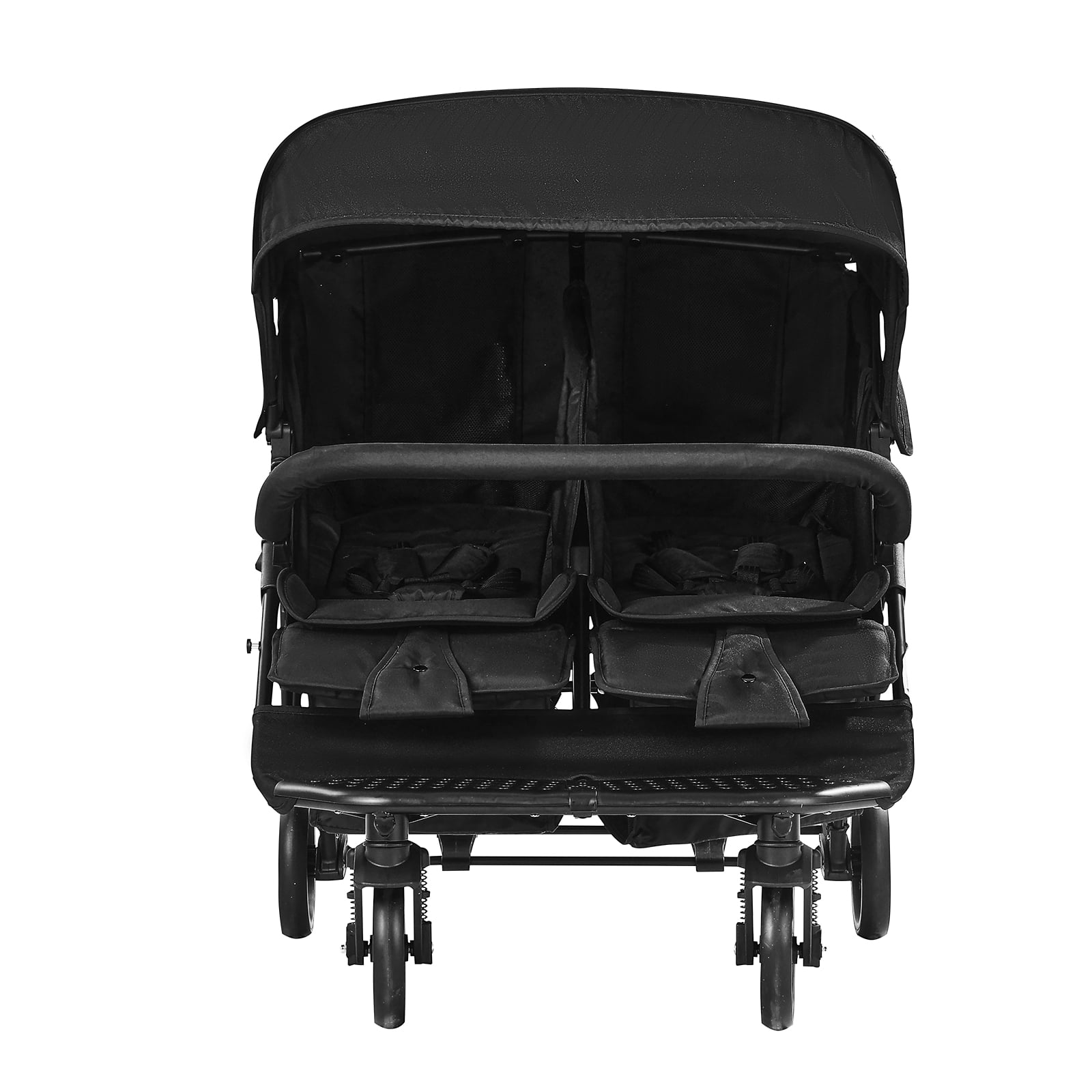 KFFKFF Twin Stroller,Side by Side,Compact and Lightweight,with Linear ...