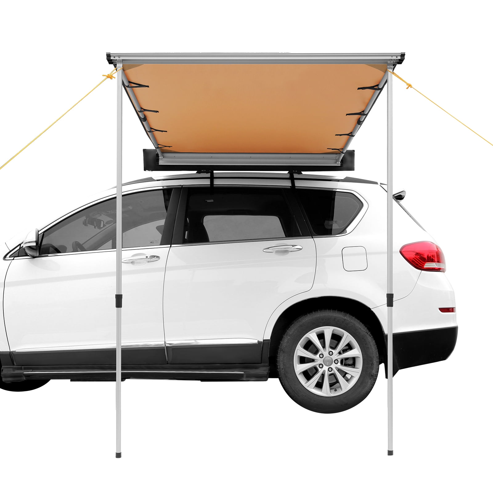 KFFKFF Vehicle Side Canopy, 6.6' x 8.2' Shade Area, Car Canopy with ...