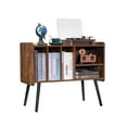 KFFKFF Vinyl Player Stand, Accommodates 220 Album Collection, Retro ...