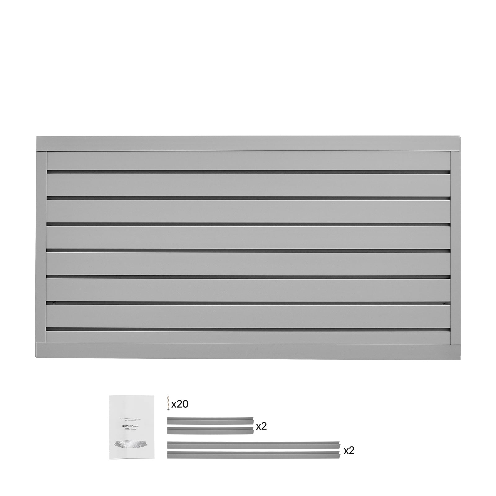 KFFKFF Wall Panel System, 2 x 4 ft, PVC Garage Wall Panel with Flexible ...