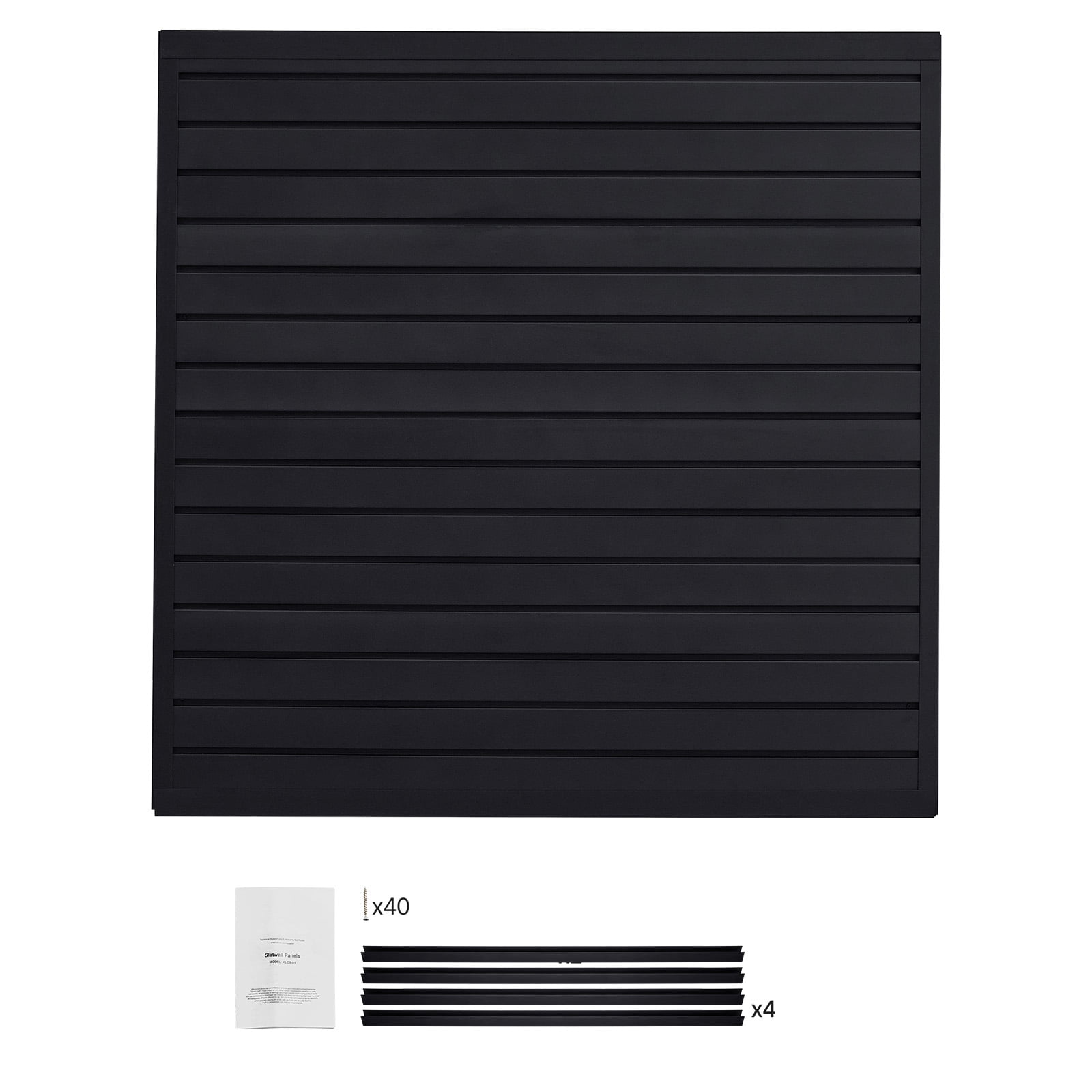 KFFKFF Wall Panel System, 4x4 ft, PVC Garage Wall Panel with Flexible ...