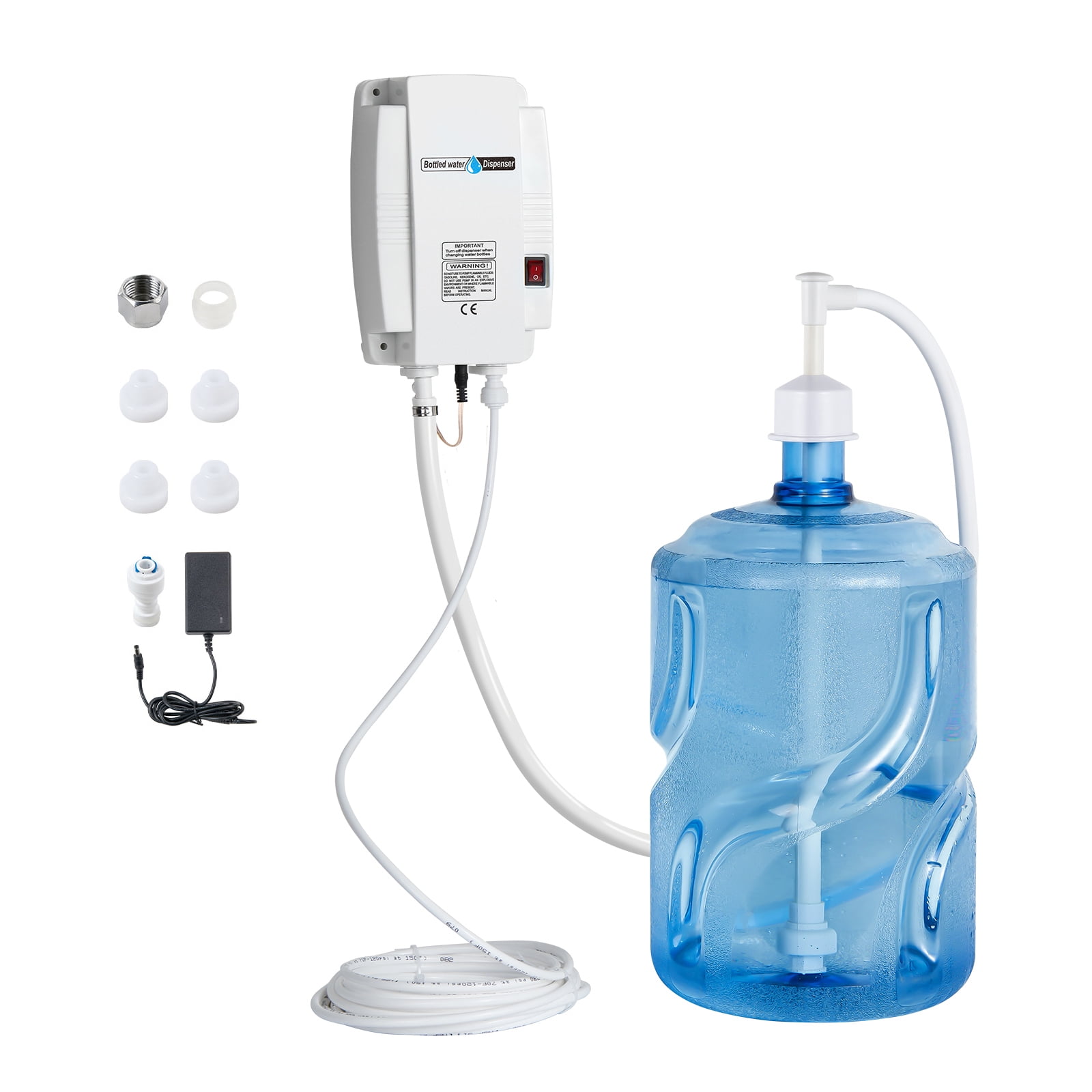 KFFKFF Water Pump Dispenser for 5 Gallon Bottles, Electric Drinking ...