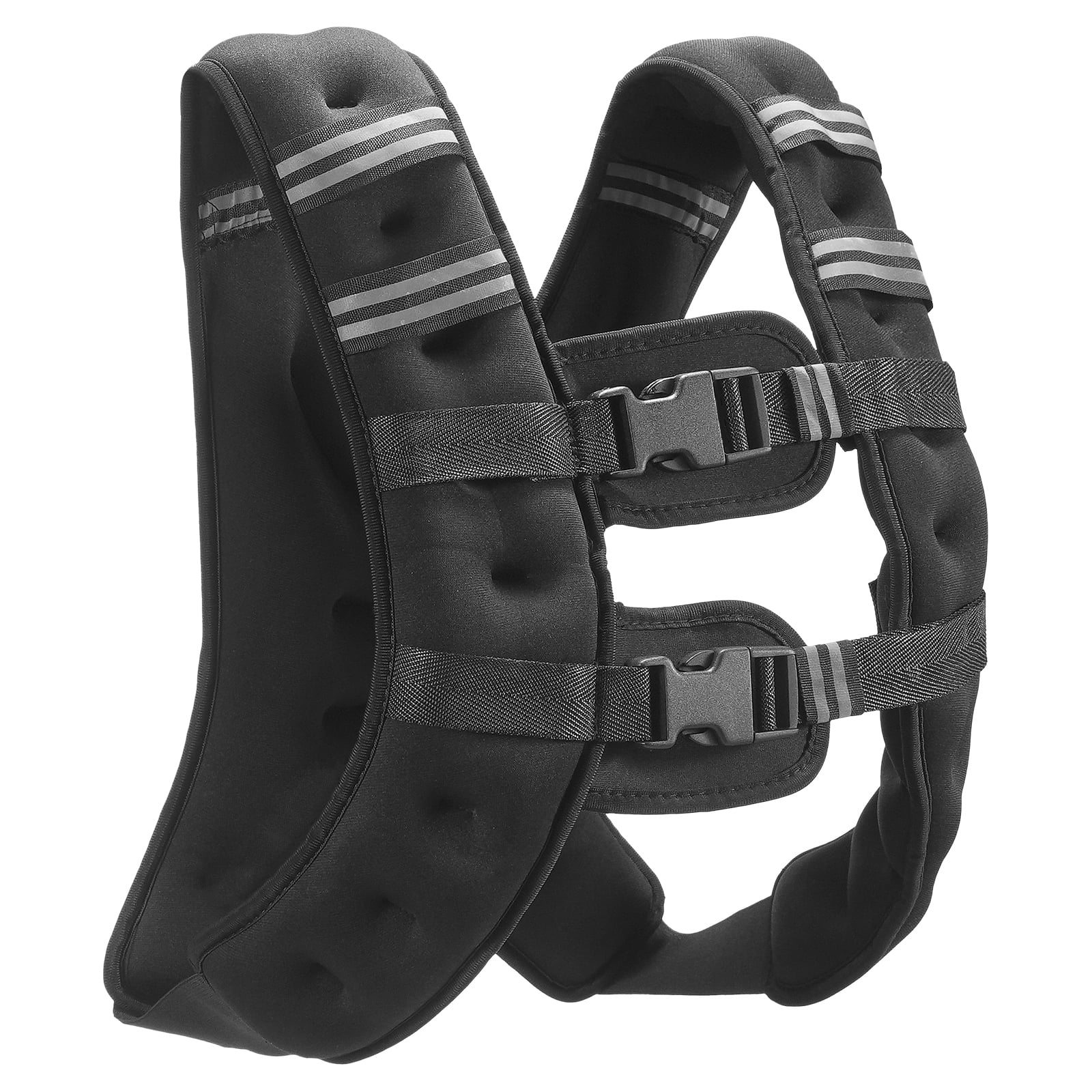 KFFKFF Weighted Vest, 16 lbs Fitness Vest with Visibility Stripe ...