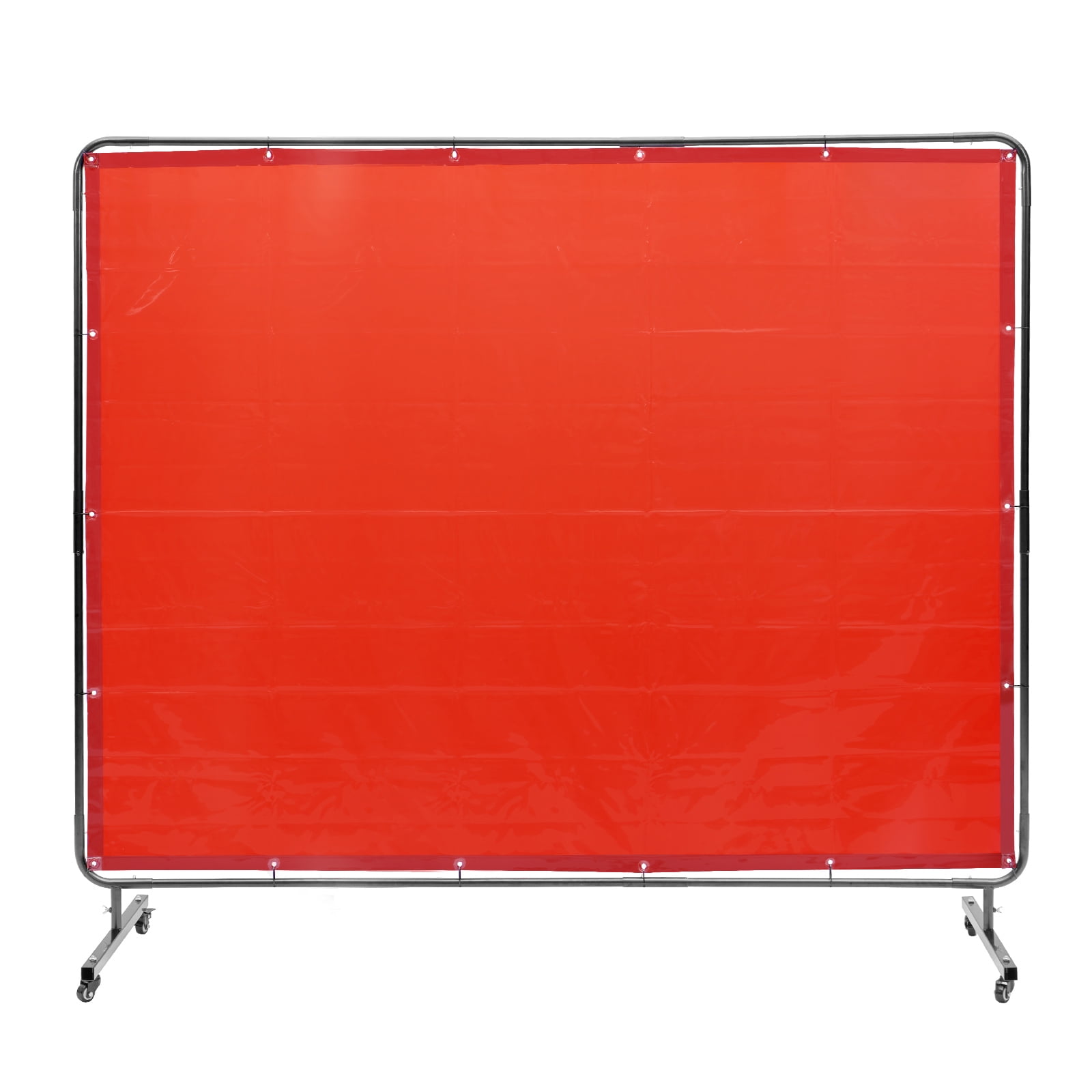 KFFKFF Welding Screen with Frame, 6' x 8' Welding Shield, Fire ...