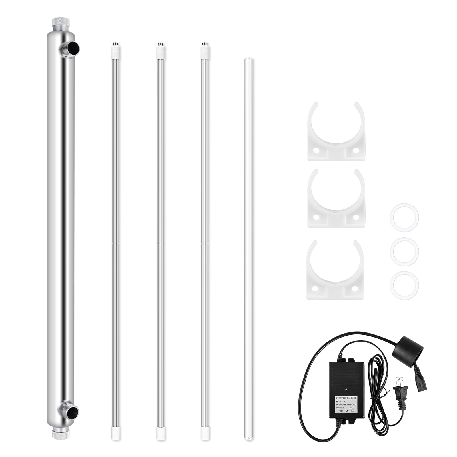 KFFKFF Whole House Water Purifier System, 12GPM 110V 55W Light Water ...