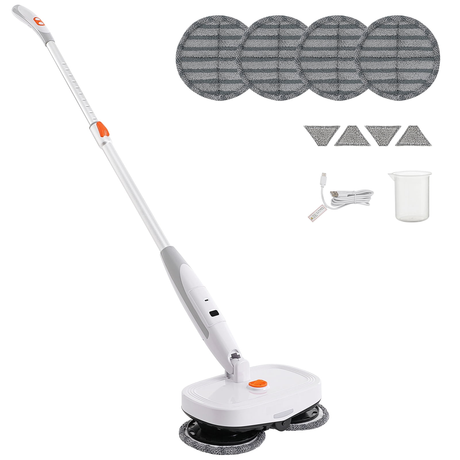KFFKFF Wireless Electric Sweeper, Rotating Electric Sweeper with Liquid ...