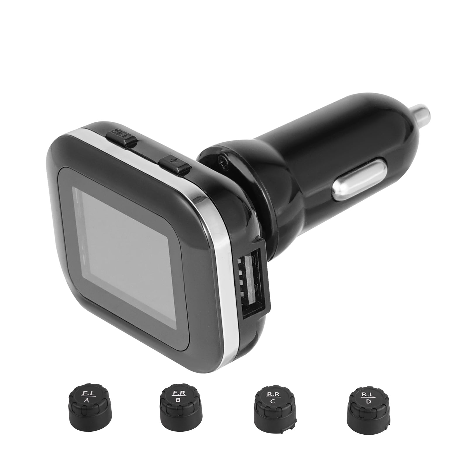 KFFKFF Wireless RV Tire Pressure Monitoring Kit, 7.3-87 PSI, Universal ...