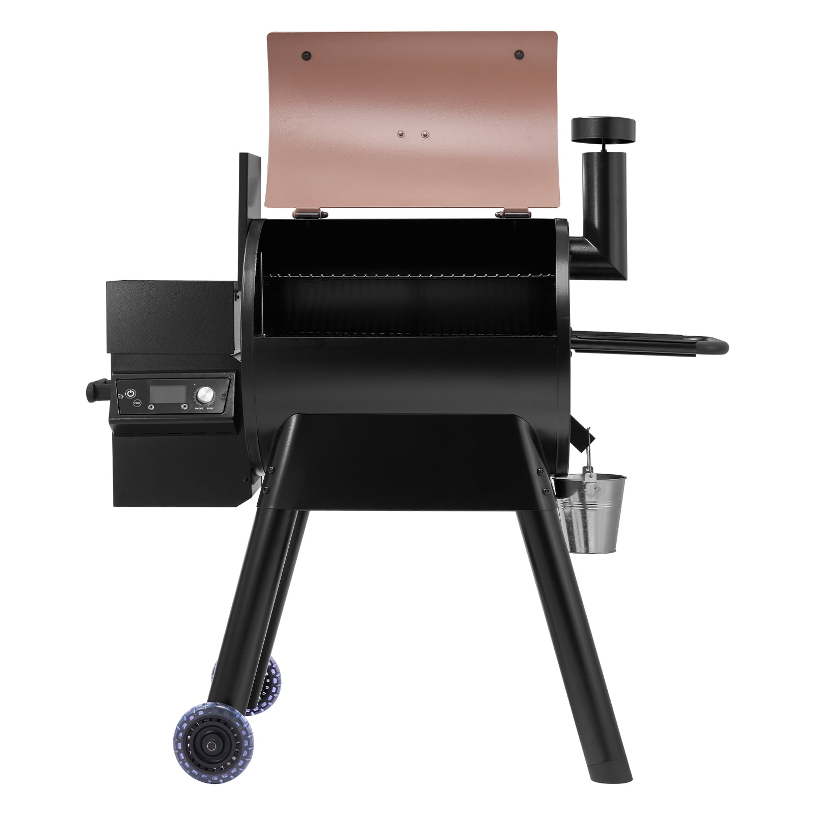 KFFKFF 575 Sq in Wood Fired Pellet Grill and Smoker, BBQ Grills with ...