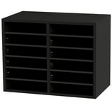 KFFKFF Wooden Document Divider, 12 Sections, Paper Arranger with ...