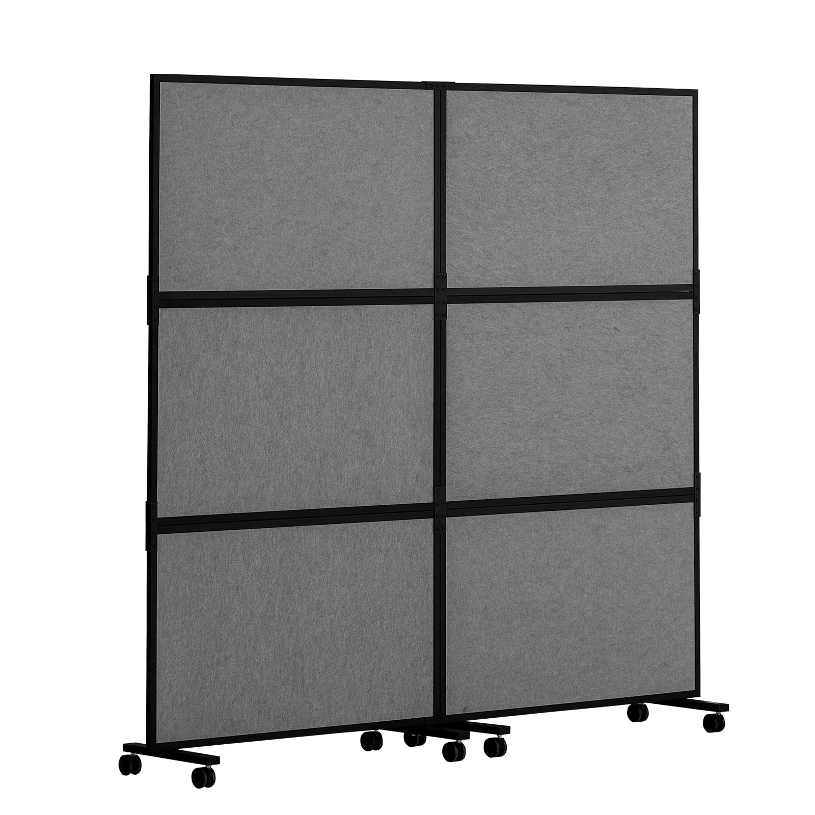 KFFKFF Workspace Barrier, Dual Panel Office Separator, Independent ...