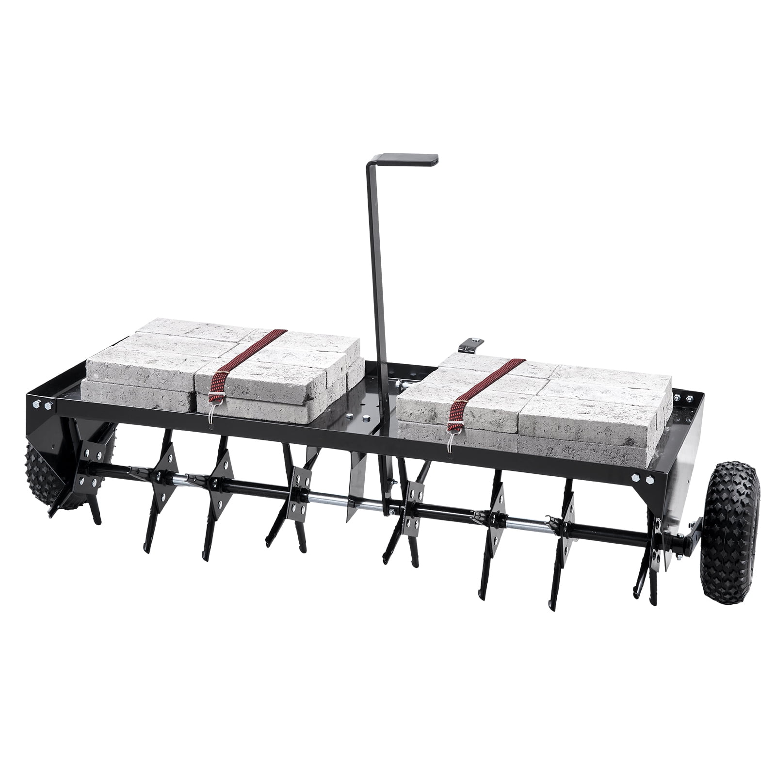 KFFKFF's 48-Inch Pull-Behind Lawn Aerator, Equipped with Universal ...