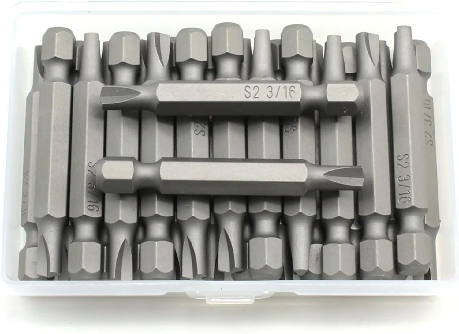 KFHARS-25 pc 3/16 Inch Clutch 2 Inch Long Screwdriver Insert Bits ...