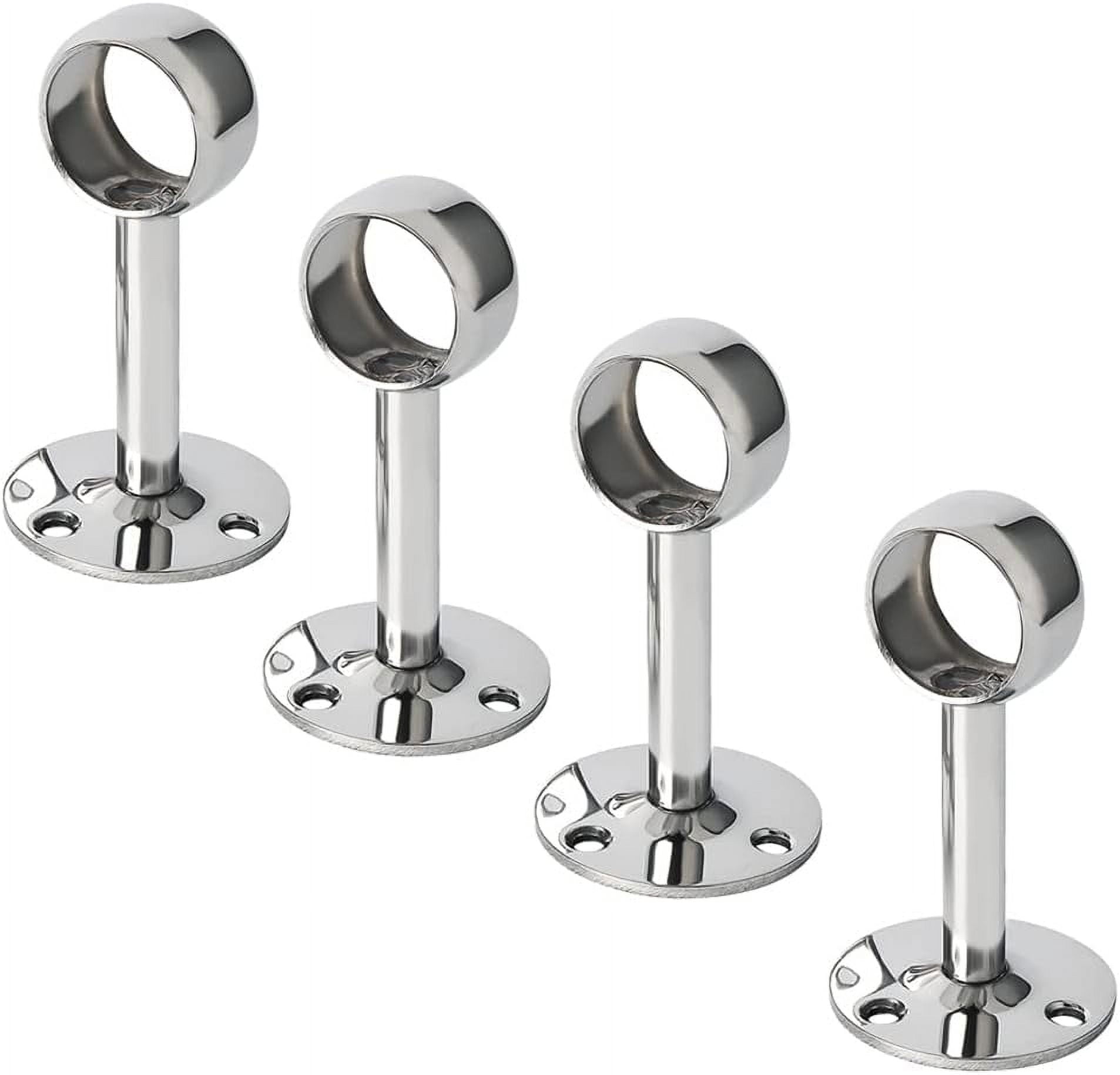 KFHARS-Curtain Rod Holder Bracket 1''Dia,Closet Rod Holders Wall Mount ...