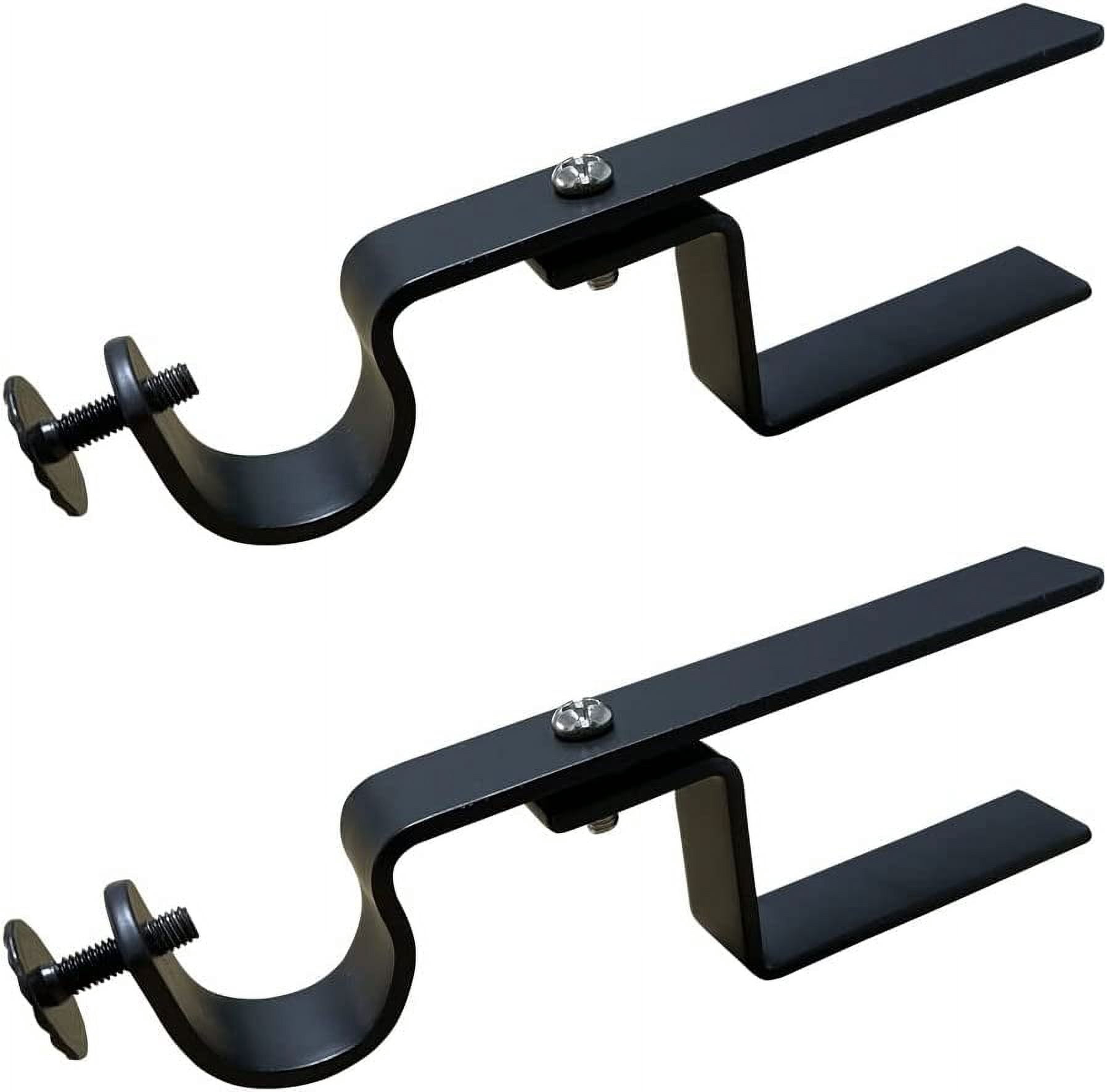 KFHARS-NONO Bracket XL - Inside Mounted Faux Wood Blinds Curtain Rod ...