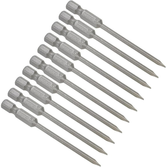 KFHARS-Slotted Screwdriver Bit 1/4-Inch Hex Magnetic SL3 Flat Head Screwdriver Bits 3-inch ...