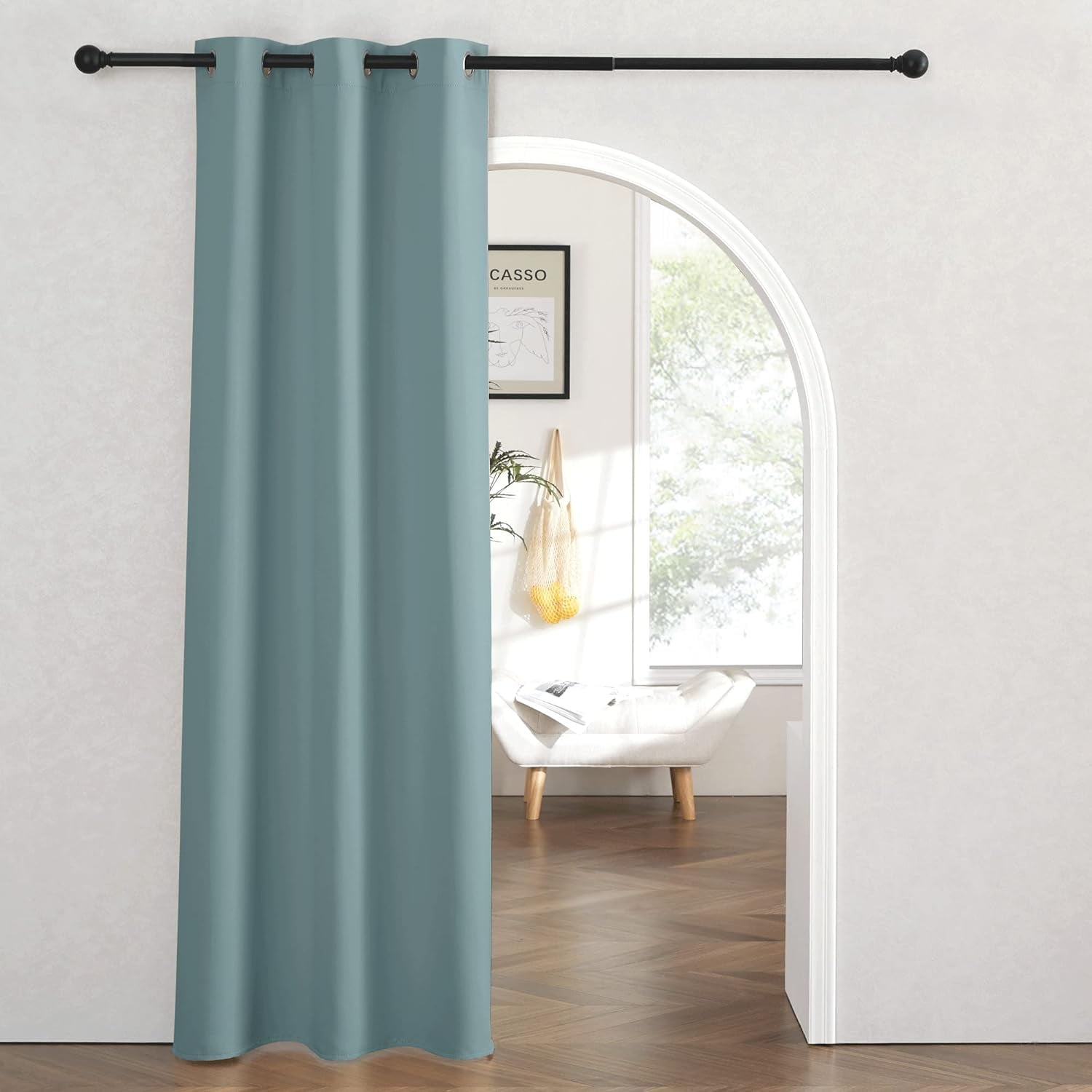 KFHARS-Temporary Doorway Curtains Blackout Privacy Room Divider ...