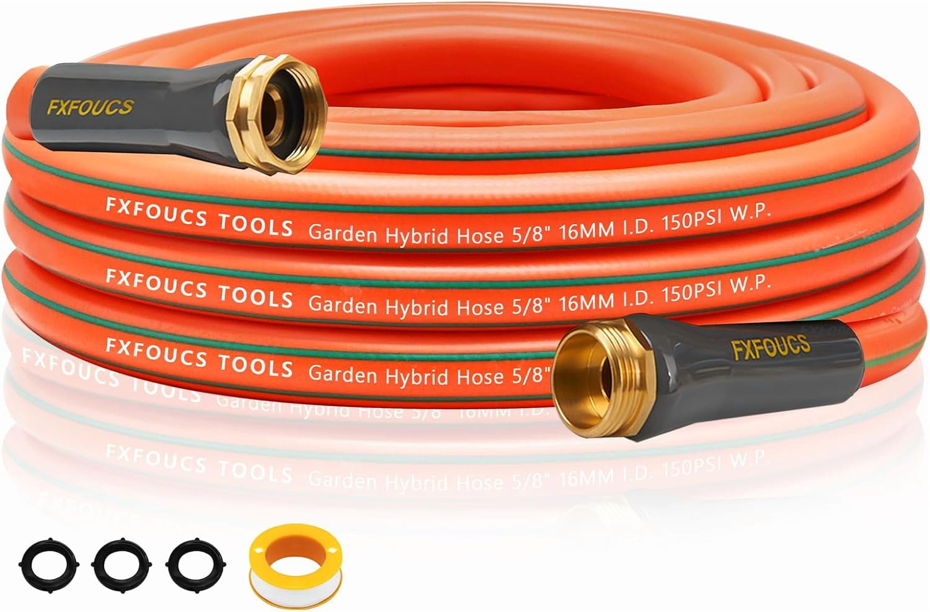 KFHARS-Tools Heavy Duty Garden Hose – 5/8 Inch Flexible, Lightweight ...