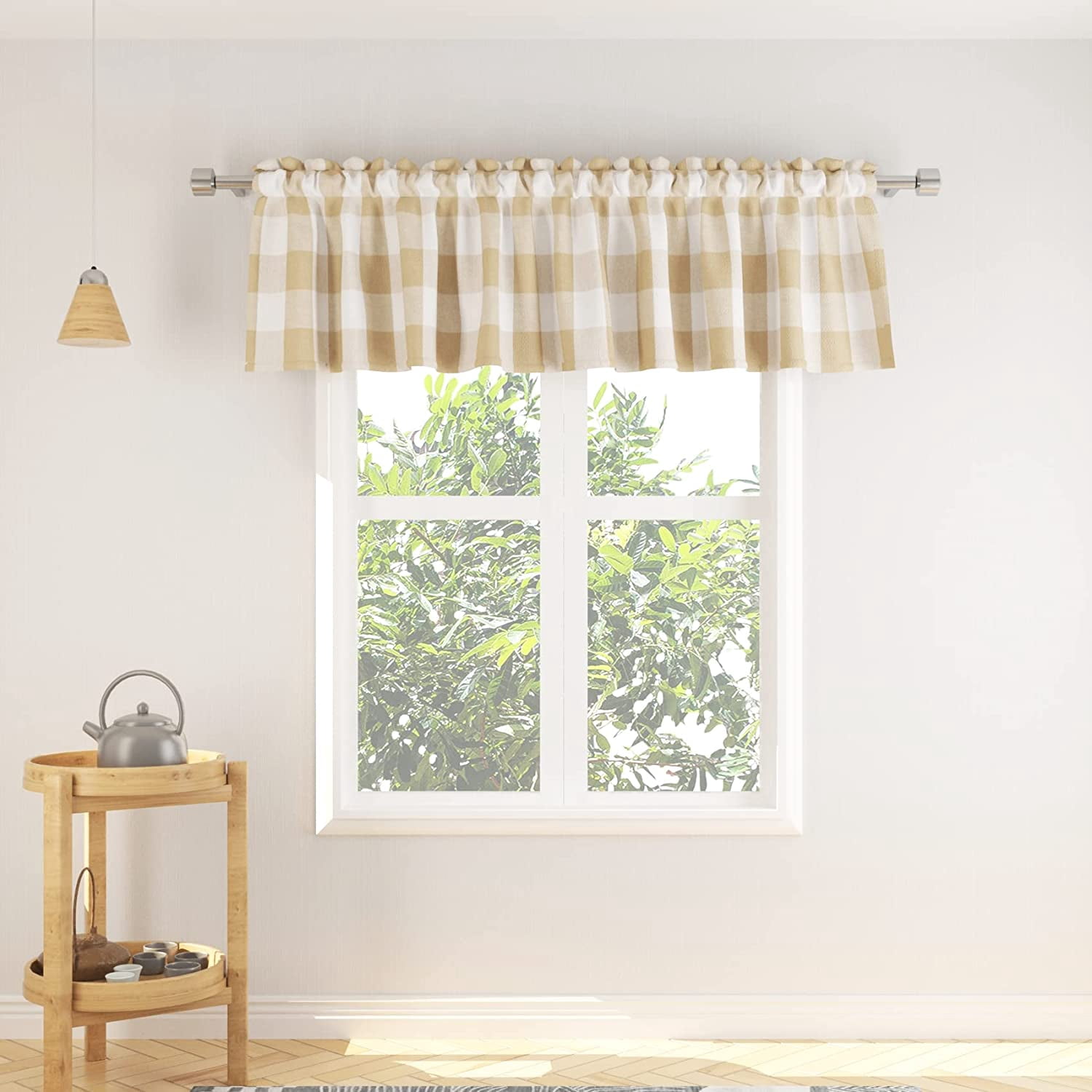 KFHDRS-Window Curtain Valances 14 inches Long Living Room Bedroom 1 ...