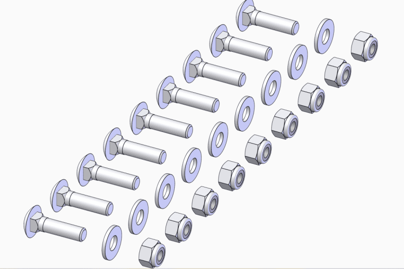 KFI Plow Flap Hardware Kit - Walmart.com