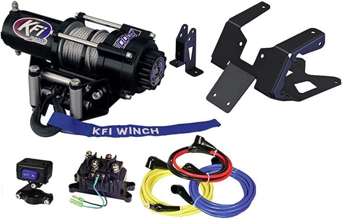 KFI Products A2500-R2 ATV Series Winch with Mounting Bracket and Wiring ...