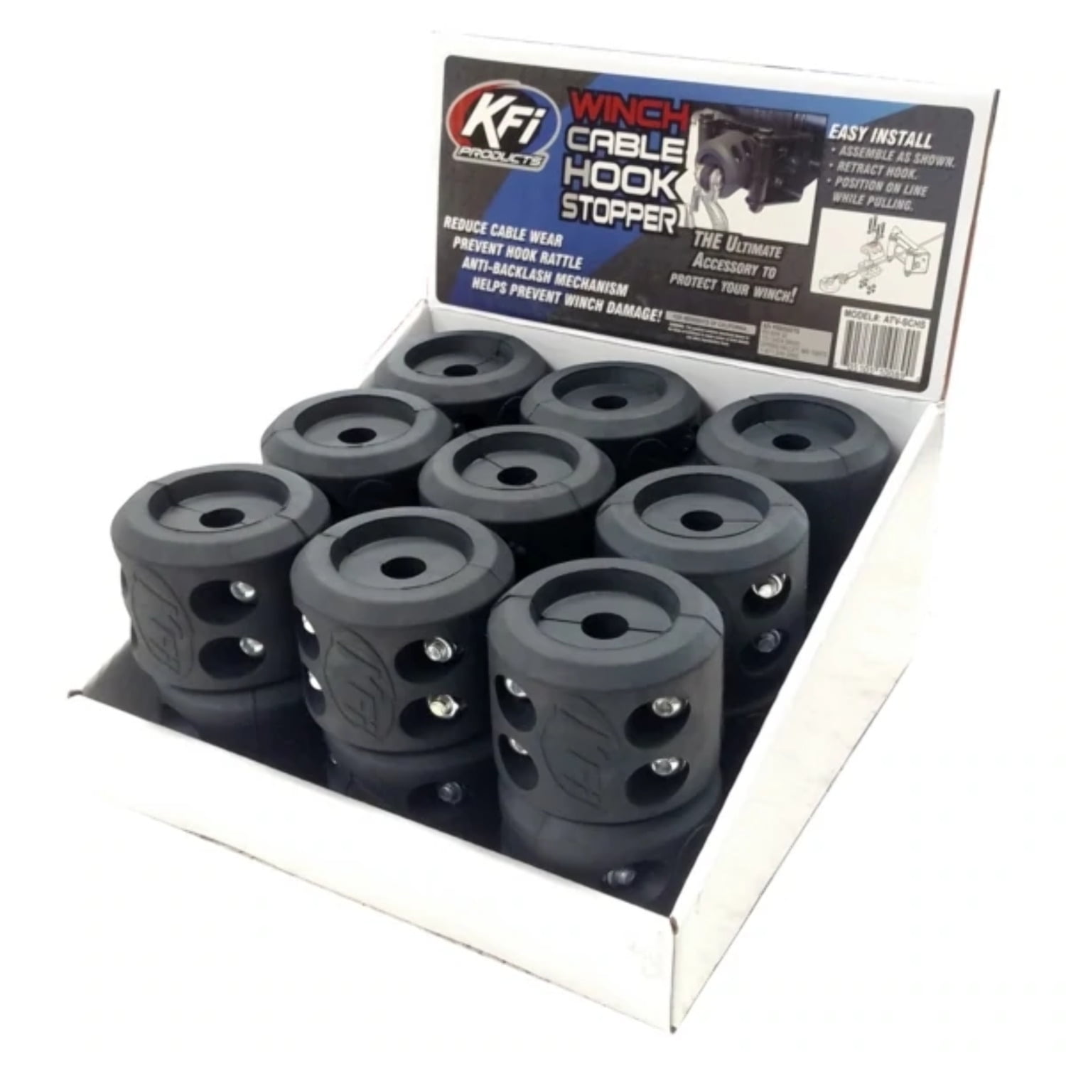 KFI Products Winch Split Cable Hook Stopper - Walmart.com