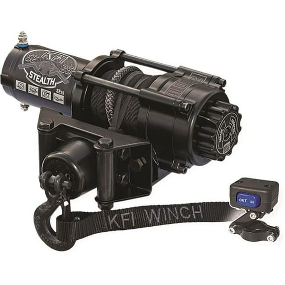 KFI Stealth Synthetic 2500 lb Winch [SE25] - Walmart.com