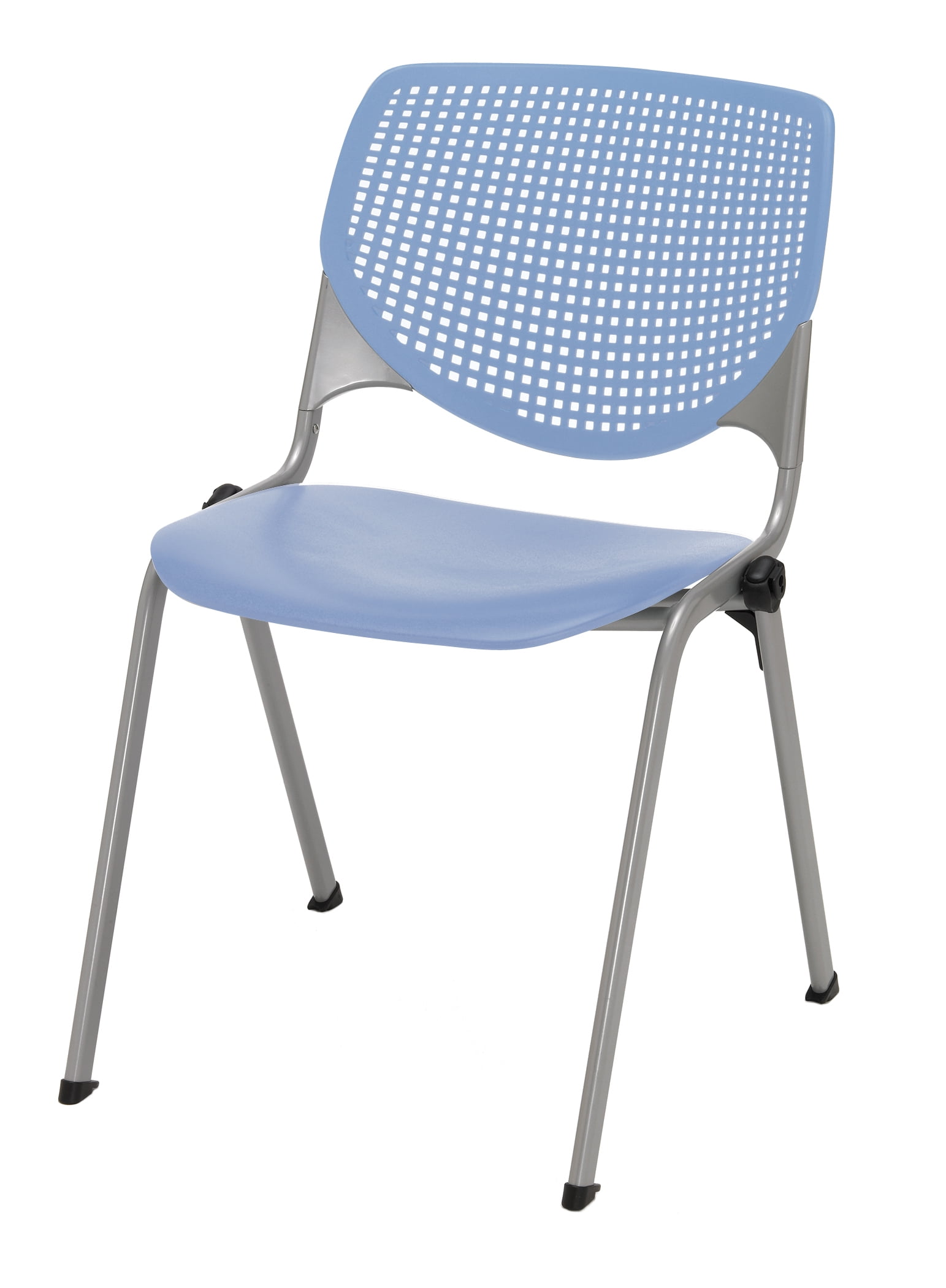 KFI Studios KOOL Armless Stacking Chair, 400lb Capacity, Peri - Walmart Business Supplies