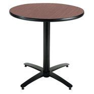 Metal Retro Round Table Red Coral and White - Walmart.com