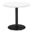 KFI Studios Mode 3' Round Counter Height Dining Table, Designer White ...