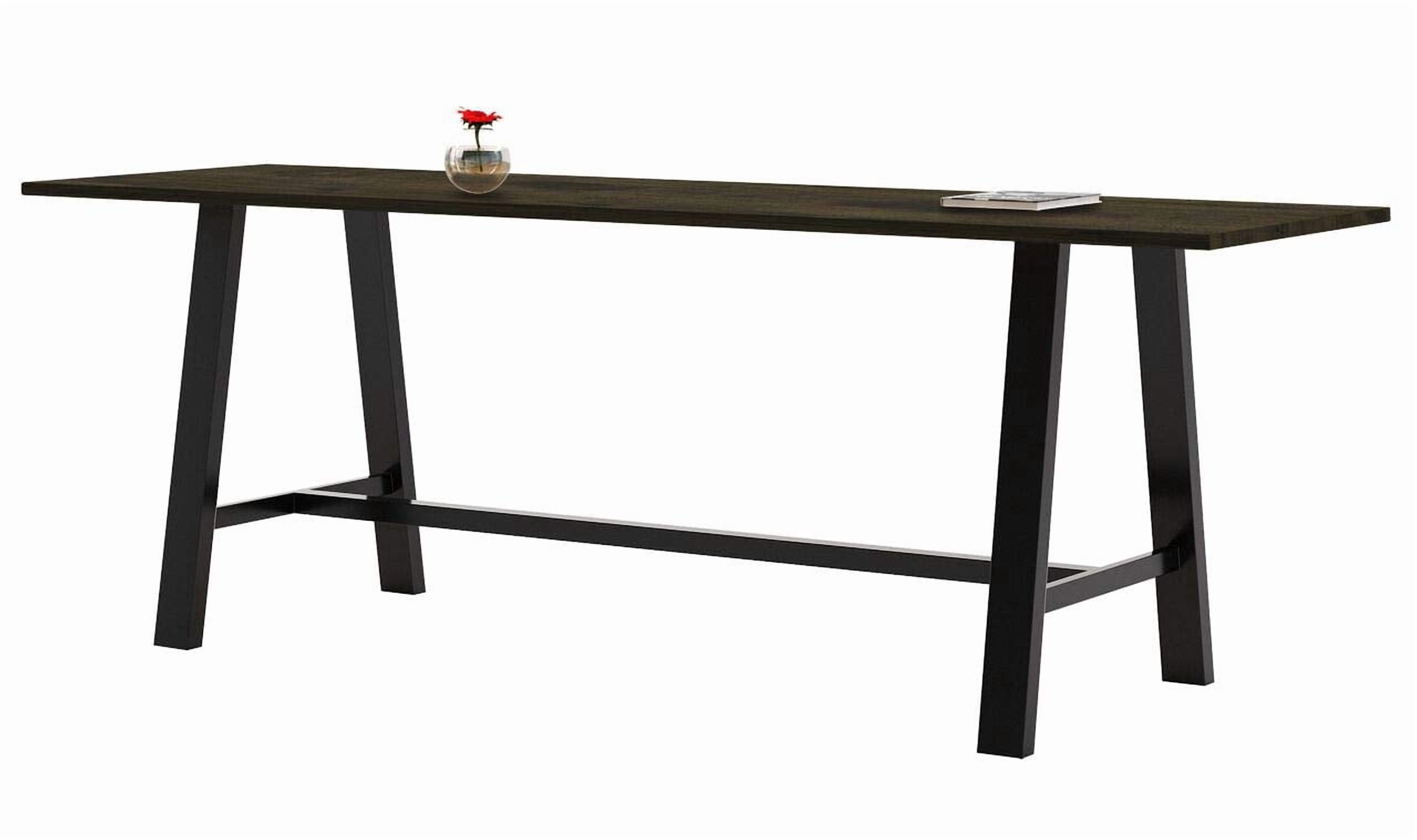 KFI Studios Urban Loft 7' x 3' Dining Table, Solid Wood Espresso Top ...