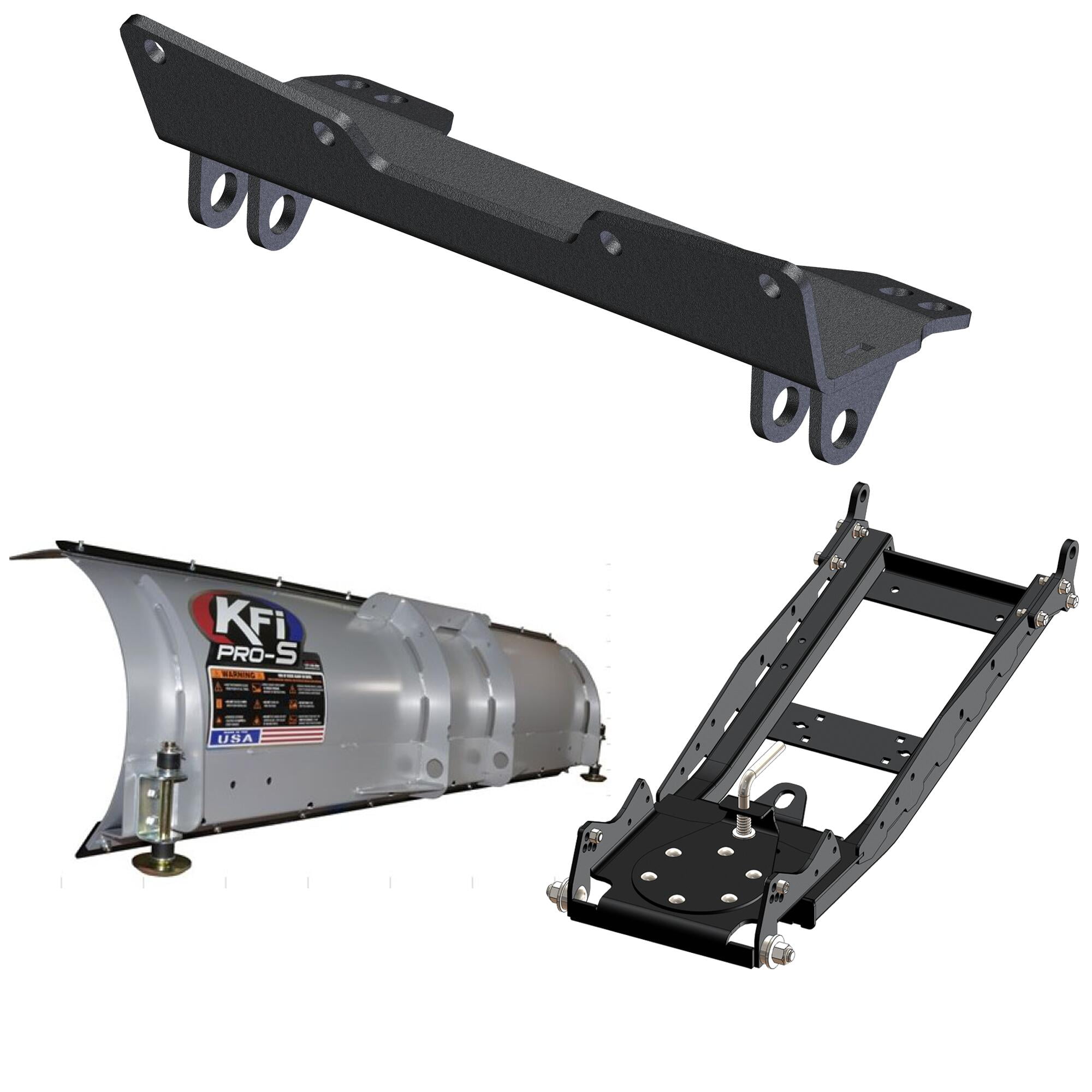 KFI UTV Snow Plow Kit 66" (Steel) For Polaris Ranger 1000 Premium 2020 ...