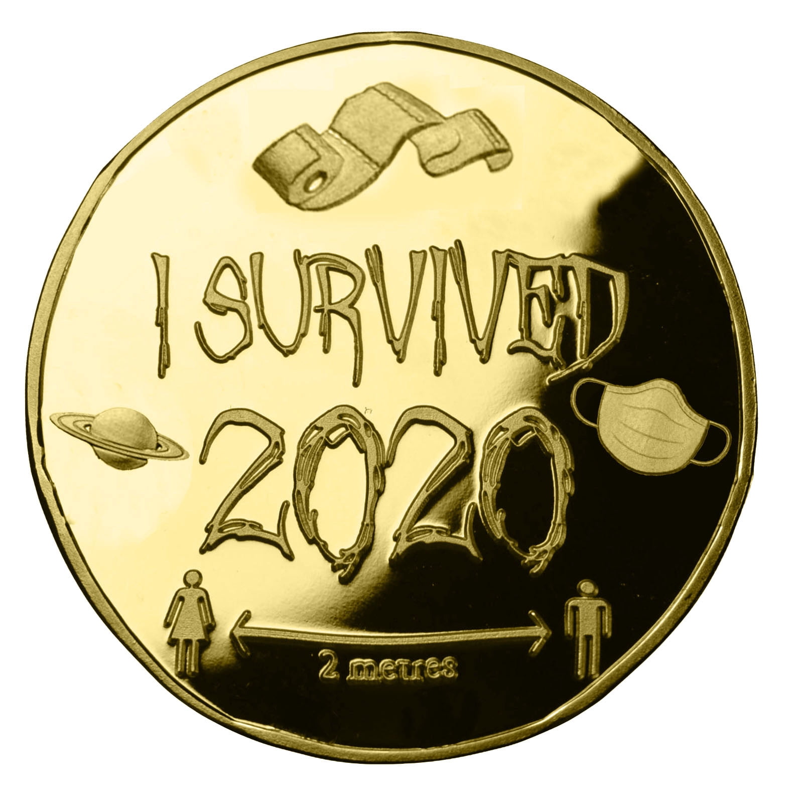 KFIWSZC Flash Deals I SURVIVED 2020 Commemorative Coin Memories Of The ...
